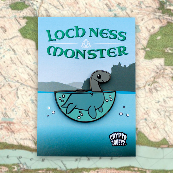 Nessie Loch Ness Monster Cryptid Pin | CryptoZooeez