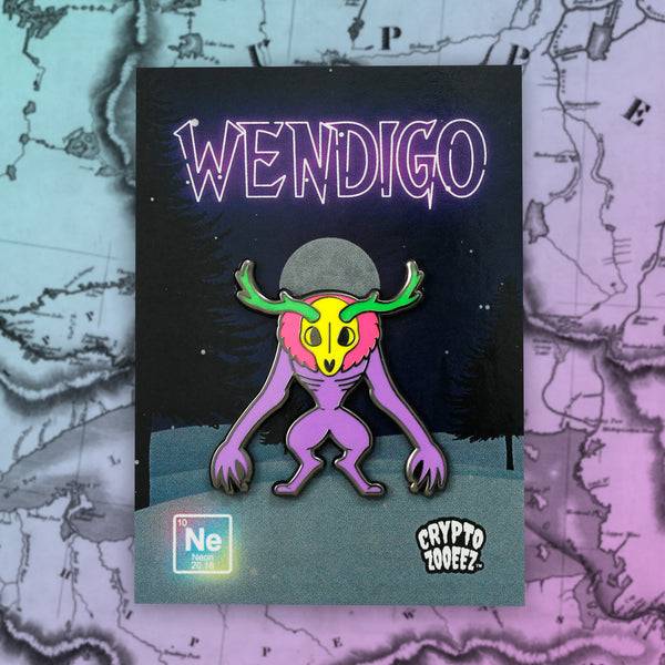 Wendigo Neon Edition | Cryptid Pin